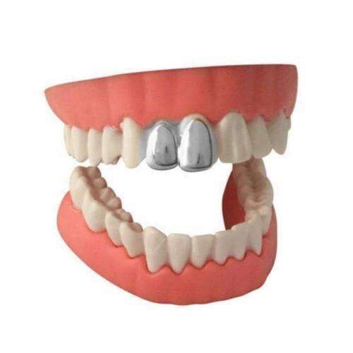 2 Teeth Grillz Silver – Rhino Grillz
