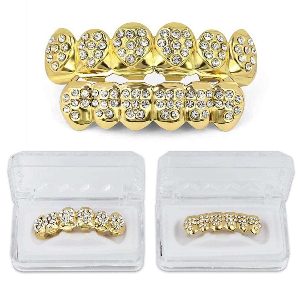 6 Top 6 Bottom Diamond Grillz – Rhino Grillz