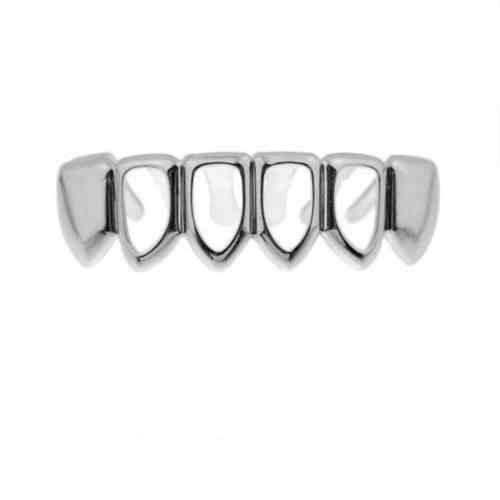 Bottom Open Face Grillz Silver – Rhino Grillz