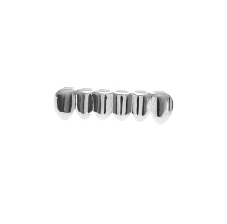Bottom 6 Piece Grillz Silver – Rhino Grillz