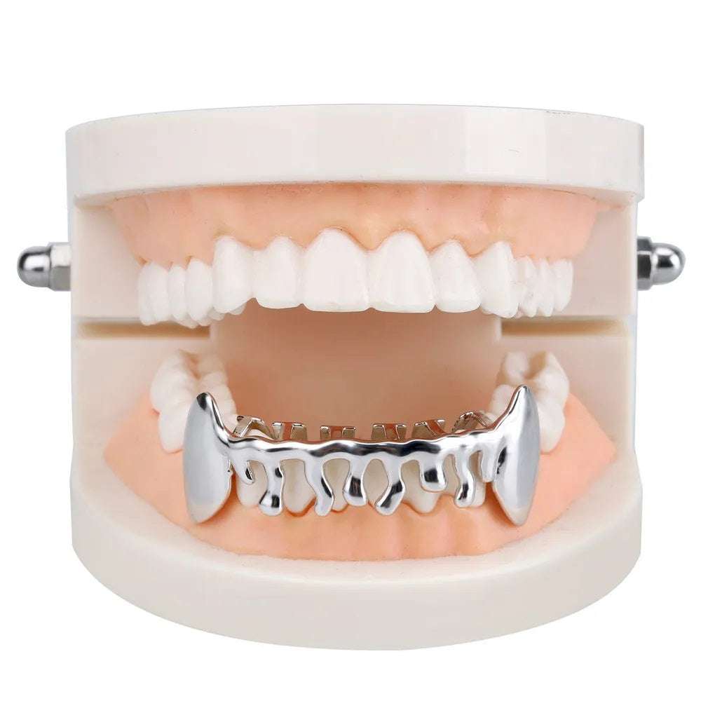 Silver Fang Drip Grillz – Rhino Grillz