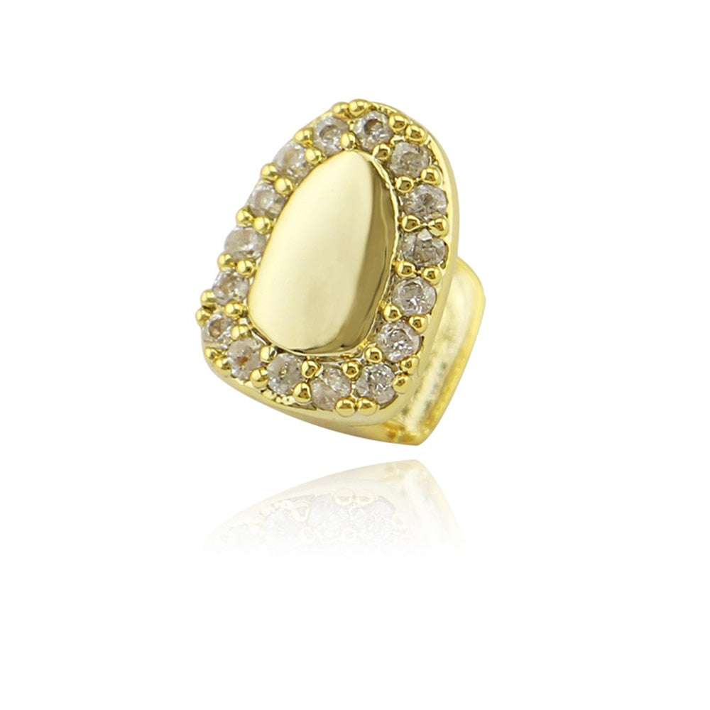 Cz Diamond Grillz Gold [Single Tooth] – Rhino Grillz