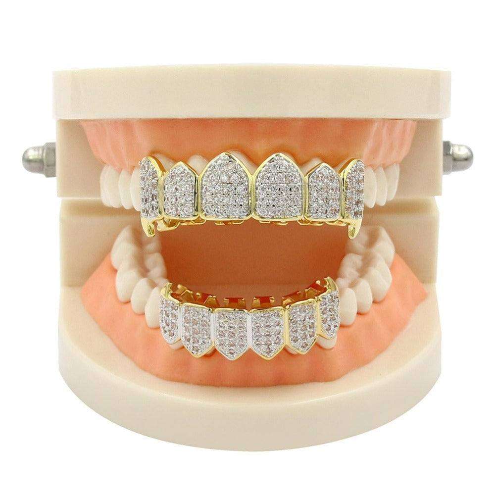 Deluxe Iced Out Vampire Grillz – Rhino Grillz