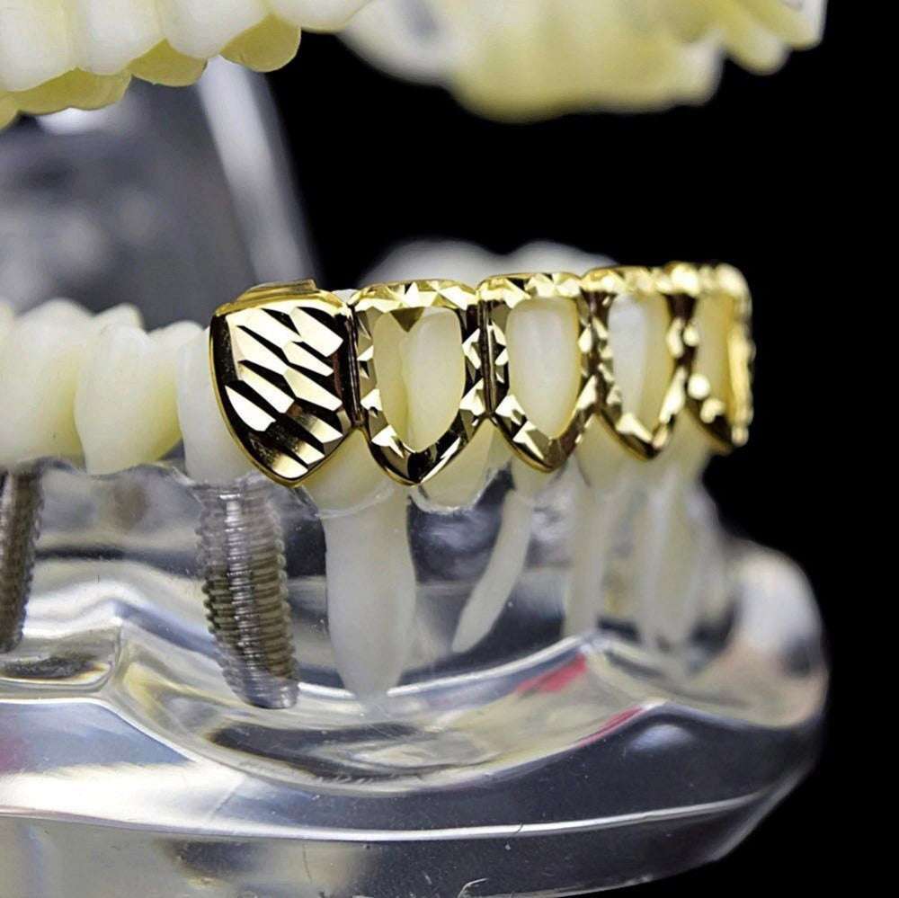 Open Face Diamond Cut Grillz – Rhino Grillz