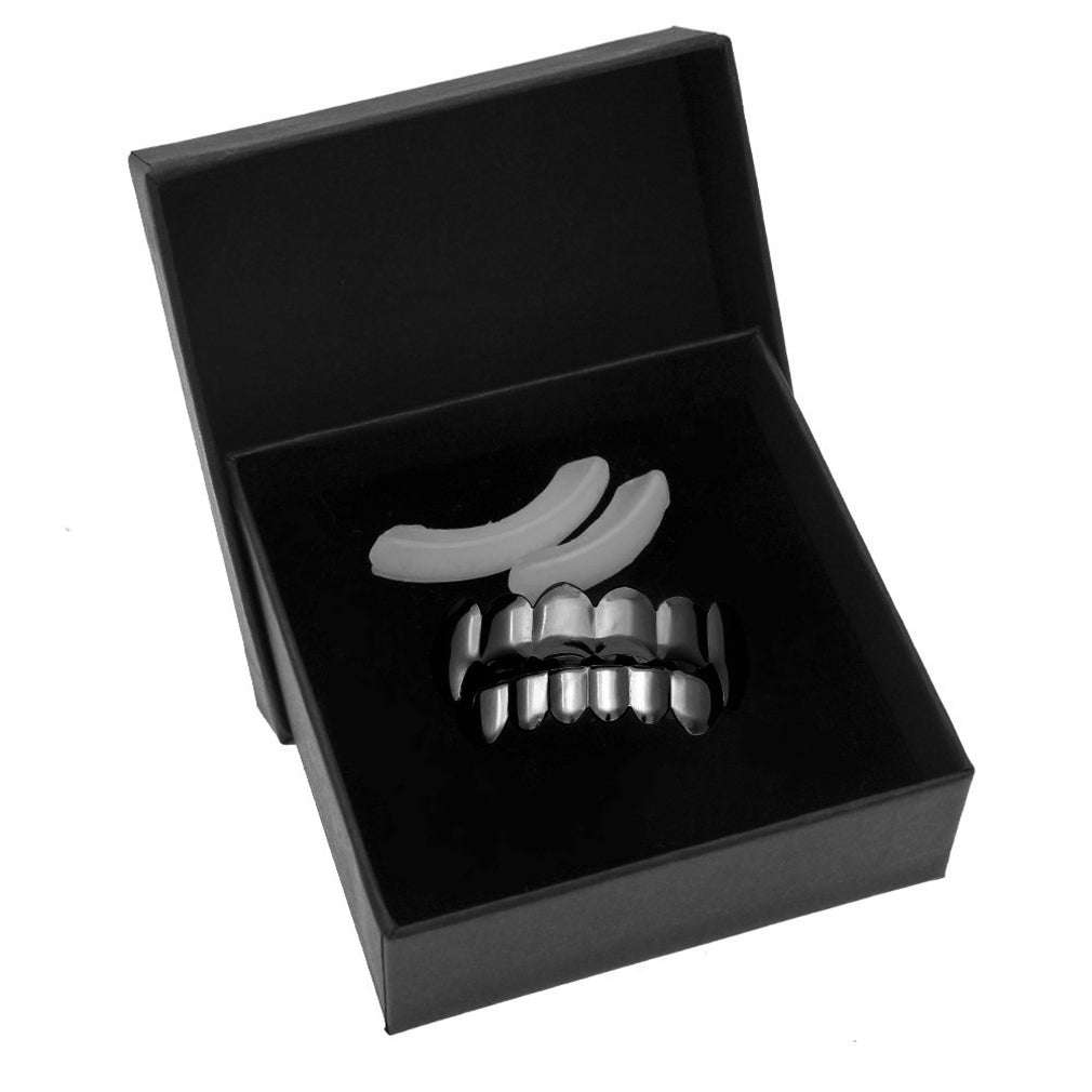 Vampire Obsidian Fang Grillz – Rhino Grillz
