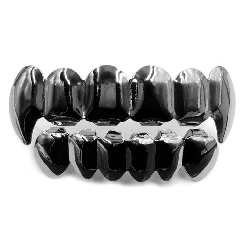 Vampire Obsidian Fang Grillz – Rhino Grillz