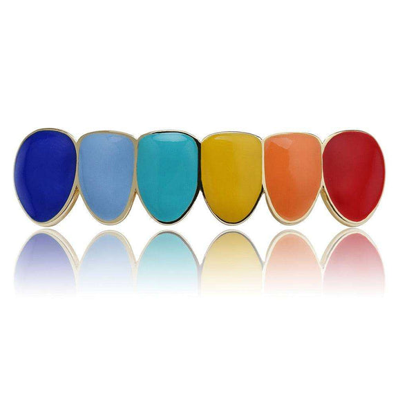 Pharrell Williams Rainbow Grillz – Rhino Grillz