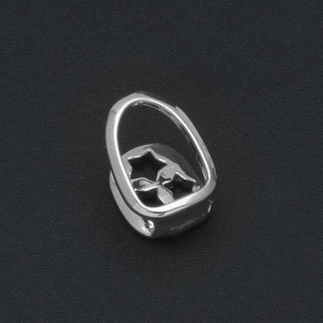 Open Face Single Tooth Grillz Silver – Rhino Grillz