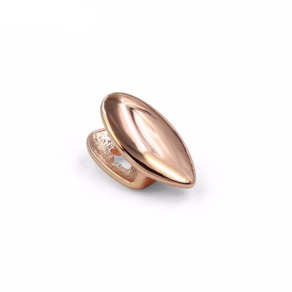 [Single Tooth] Rose Gold Vampire Fang Grill – Rhino Grillz