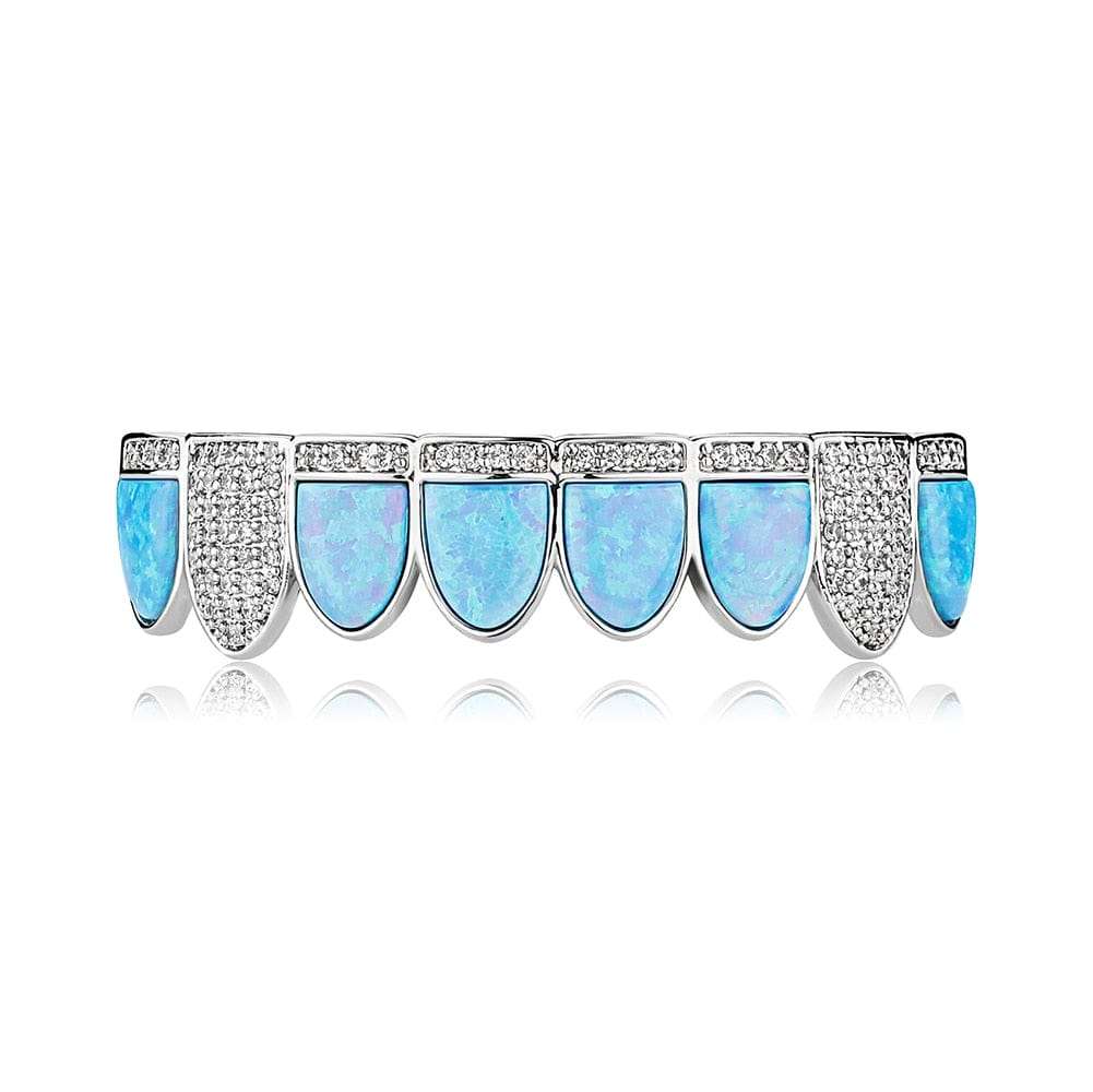 [Top And Bottom] Opal Diamond Grillz – Rhino Grillz