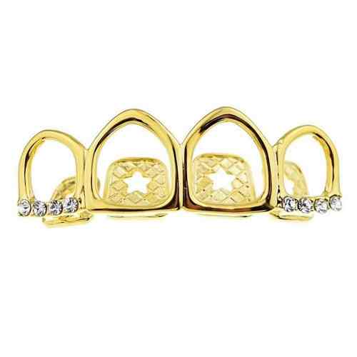 [Top] Gold Window Grillz – Rhino Grillz