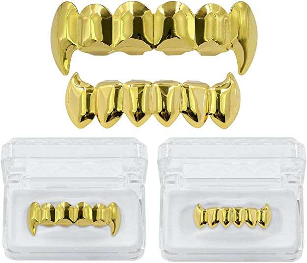 Gold Fang Grillz – Rhino Grillz